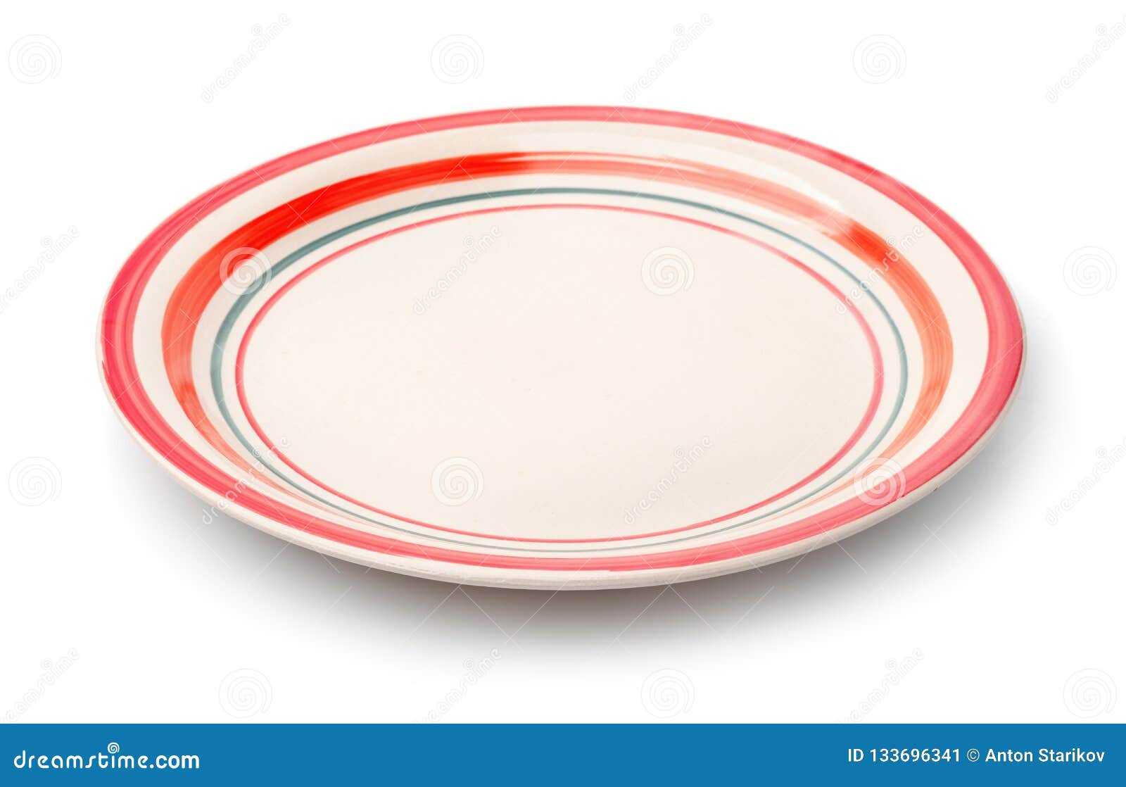 Empty vintage dish stock image. Image of circle, background - 133696341
