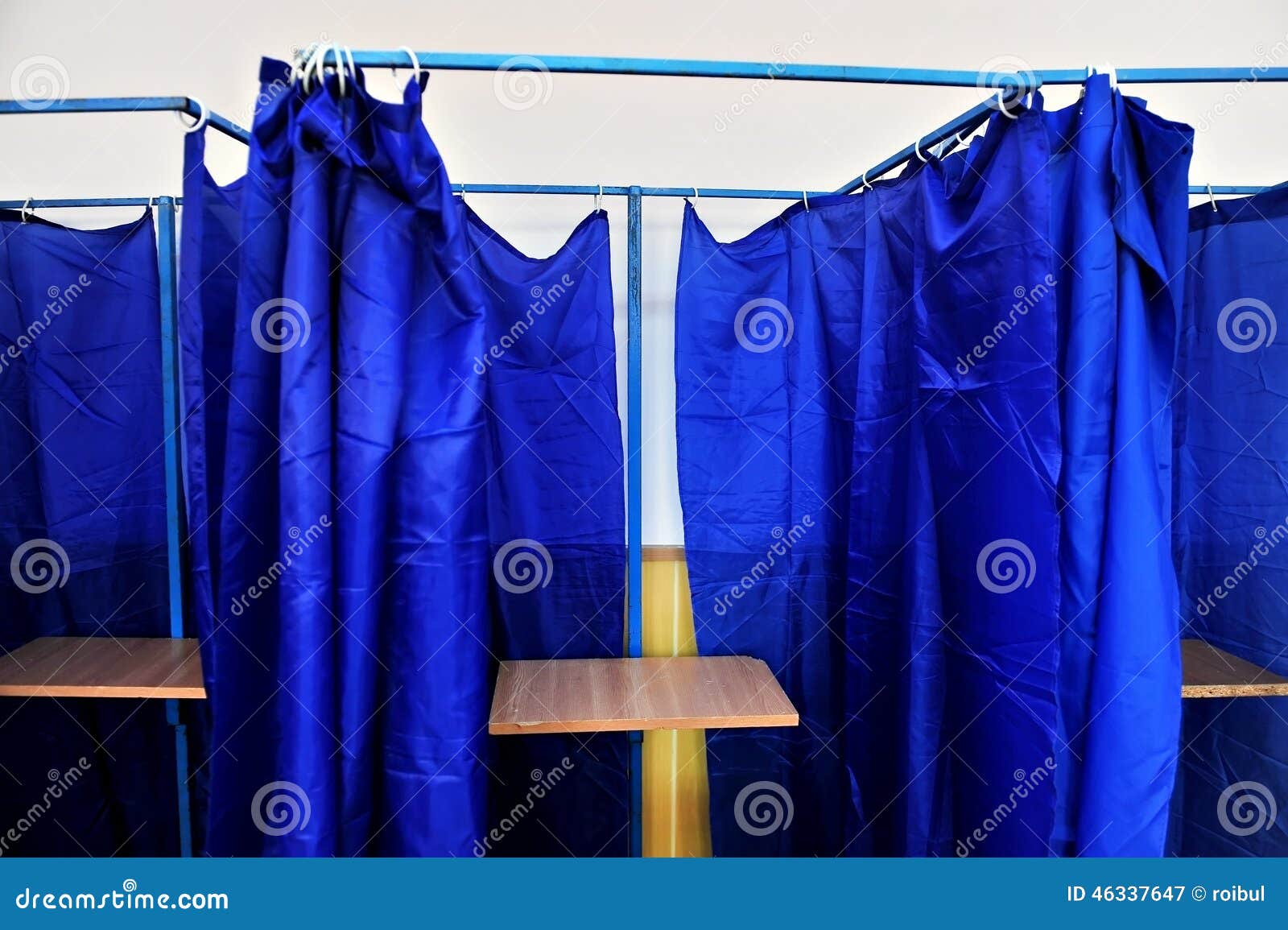 Empty Voting Booths Stock Image | CartoonDealer.com #46337647