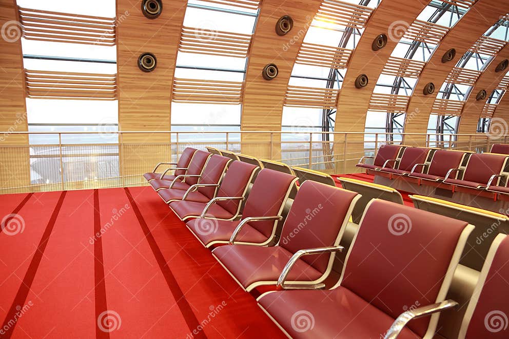 Empty Waiting Room at Airport Stock Photo - Image of charles, nifty ...