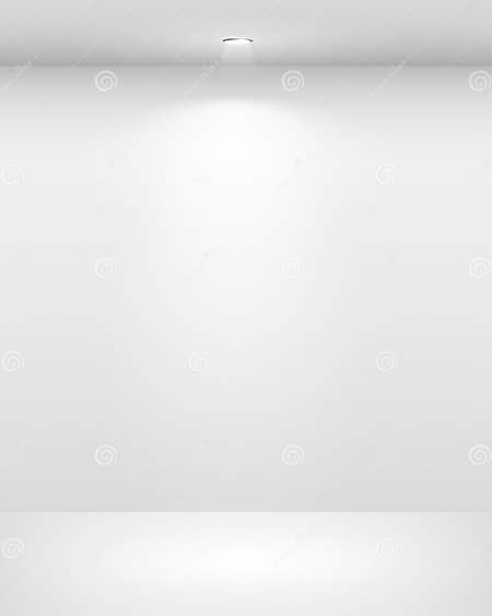 Empty wall and lights stock vector. Illustration of empty - 19056817