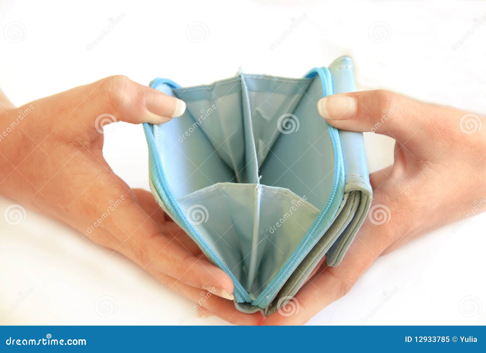 Empty wallet stock image. Image of dissipation, open - 12933785