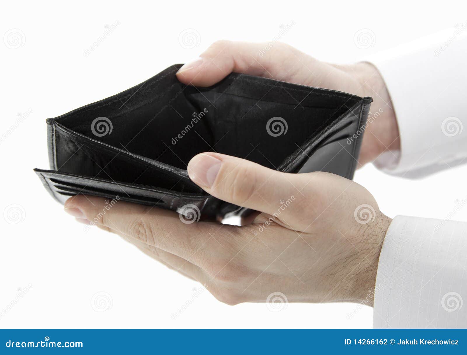 Empty wallet stock photo. Image of caucasians, payday - 14266162