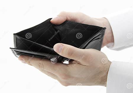 Empty wallet stock photo. Image of caucasians, payday - 14266162