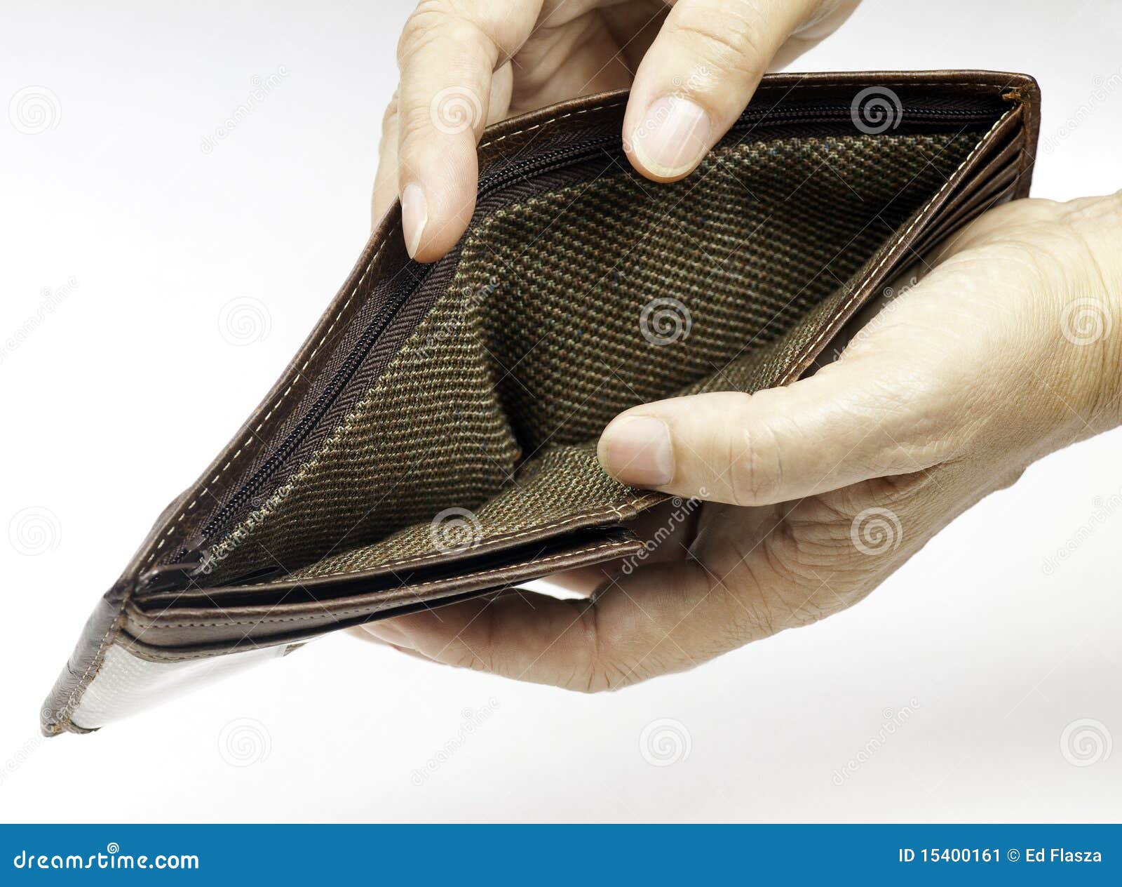 Empty wallet stock image. Image of banking, economy, credit - 15400161