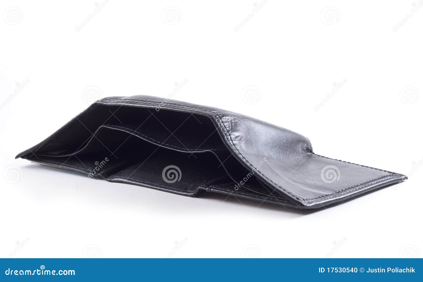 Empty Wallet stock photo. Image of broke, white, banking - 17530540