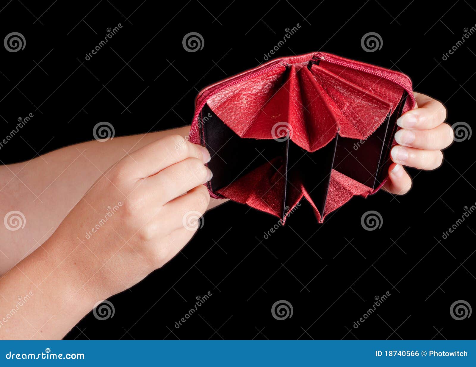 Empty wallet stock photo. Image of spending, broke, poverty - 18740566