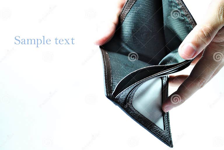 Empty Wallet stock photo. Image of penniless, brown, bankruptcy - 20140046