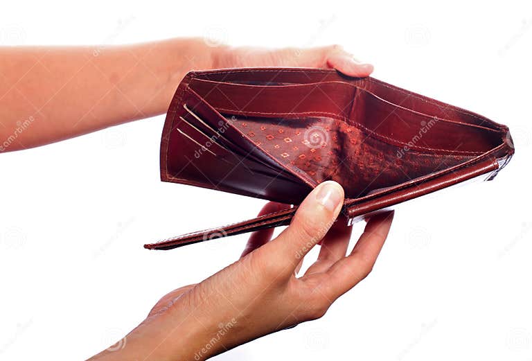 Empty wallet stock image. Image of gone, finance, moneyless - 21559557