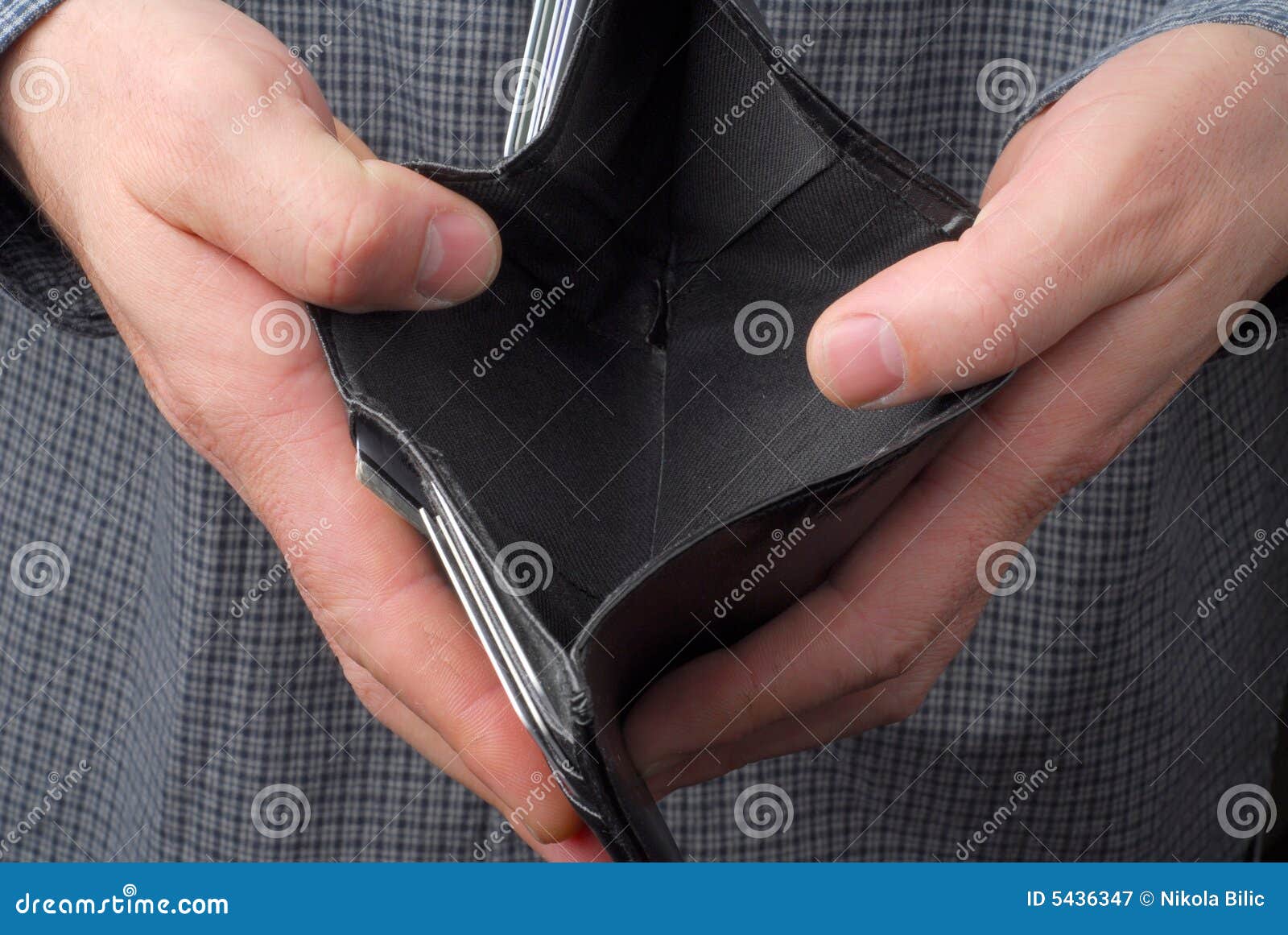Empty Wallet stock image. Image of gone, leather, spending - 5436347