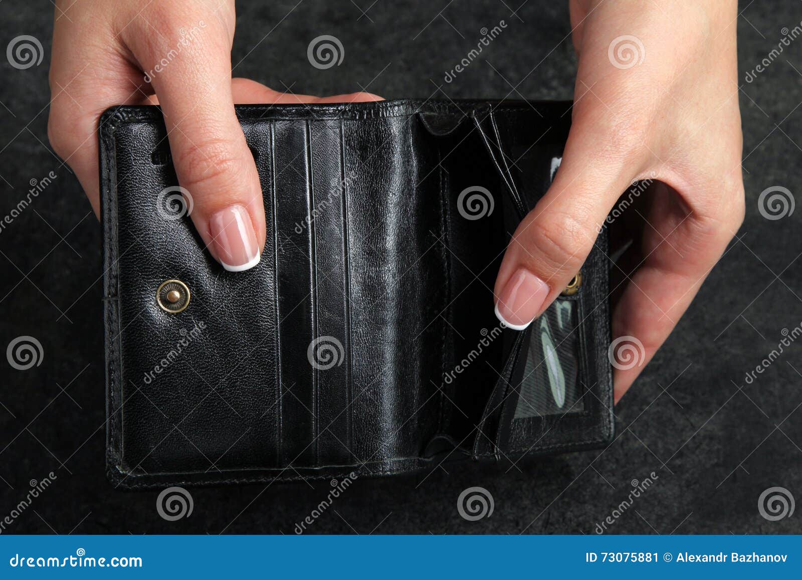 Empty wallet stock image. Image of depression, girl, angry - 73075881