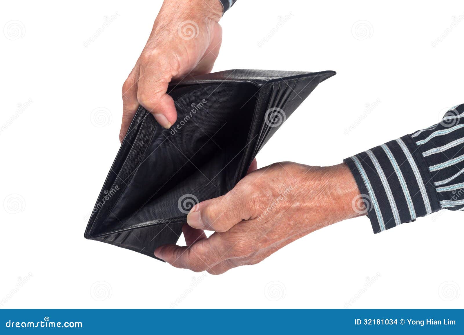 Empty wallet stock photo. Image of penniless, empty, poor - 32181034