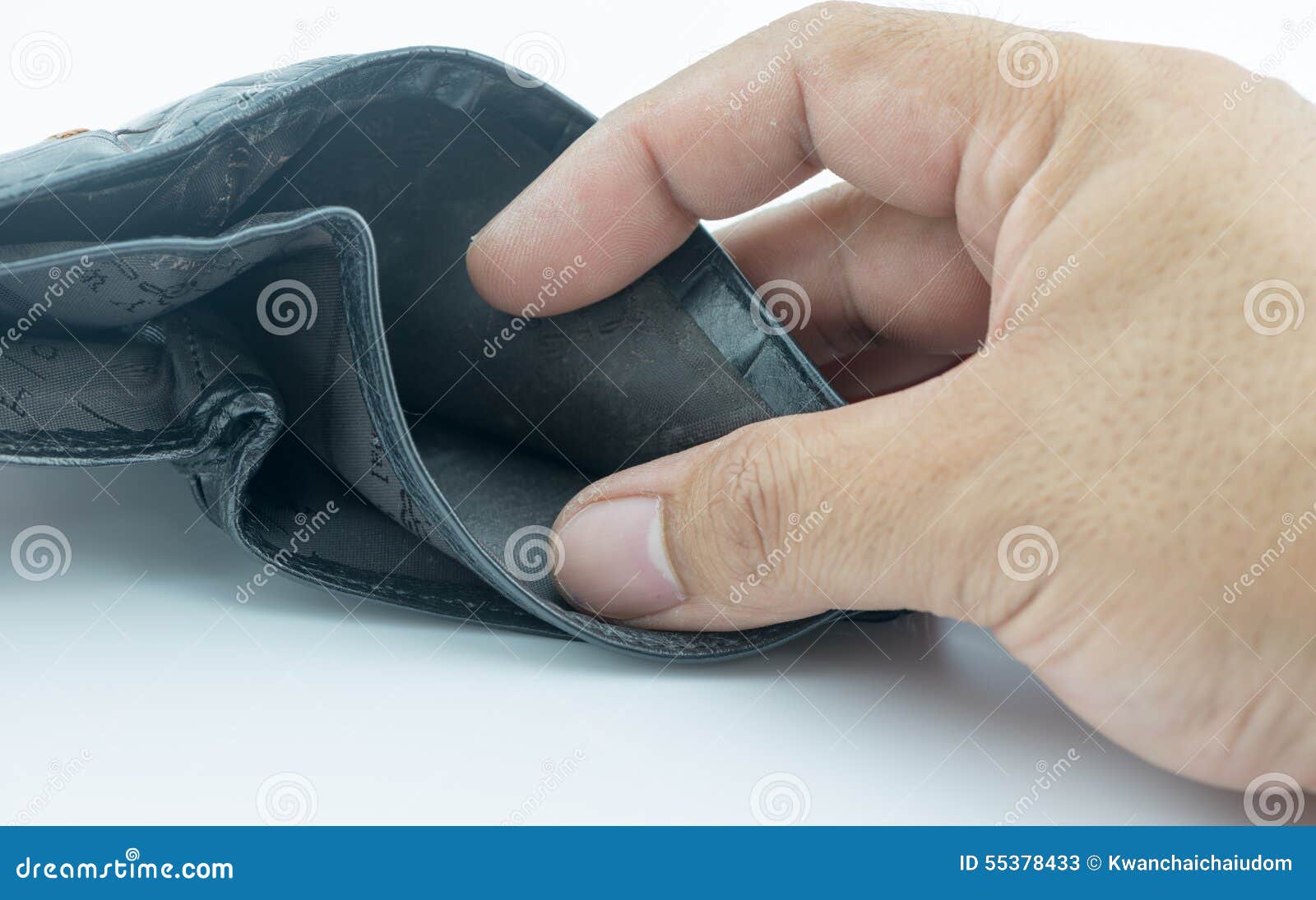Empty wallet isolated. stock image. Image of isolated - 55378433