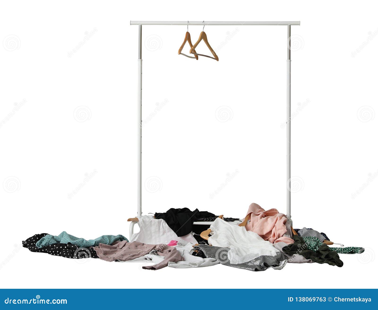 Piles Of Empty Clothes