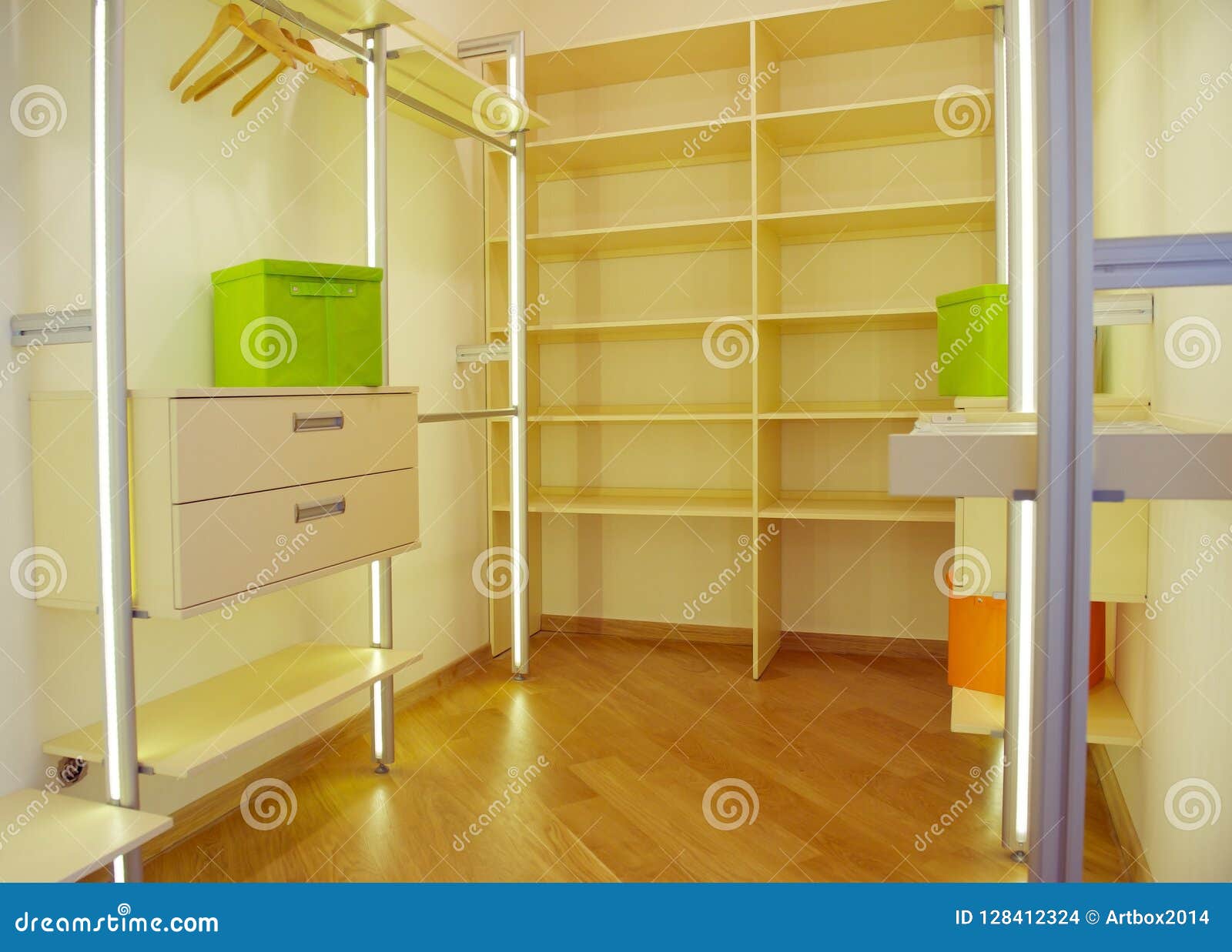 Empty dressing room stock photo. Image of floor, bench - 128412324
