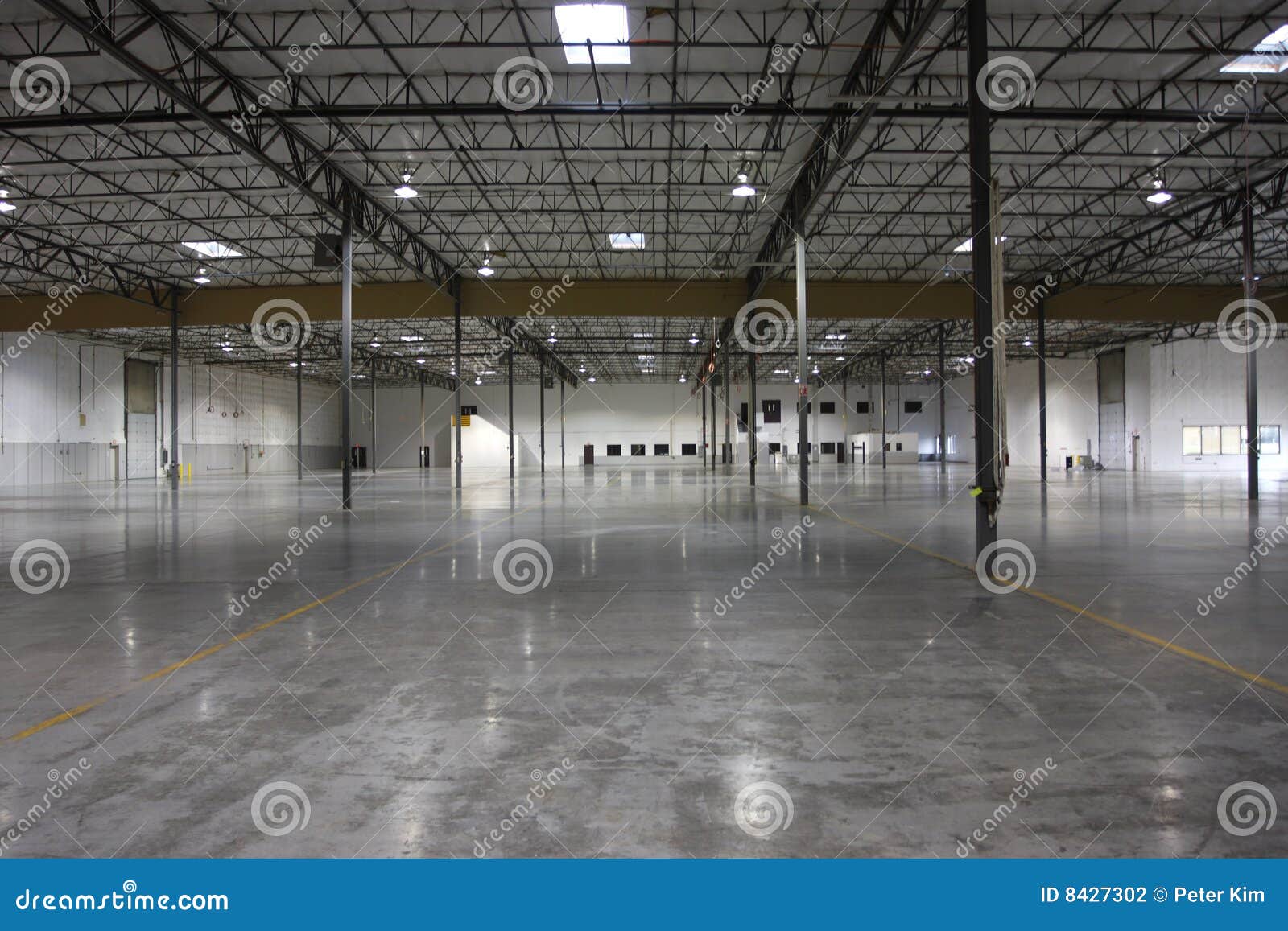 An Empty Warehouse Stock Photography | CartoonDealer.com #12329576
