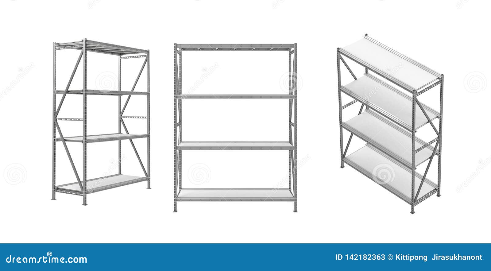 Empty warehouse rack stock illustration. Illustration of store - 142182363
