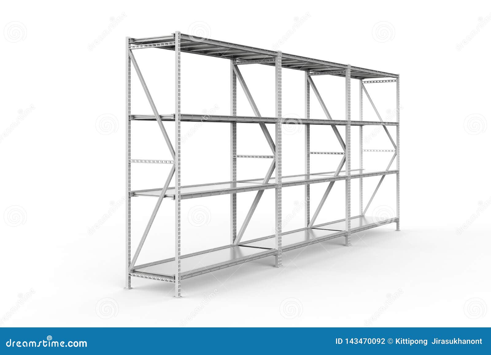 Empty warehouse rack stock illustration. Illustration of rack - 143470092