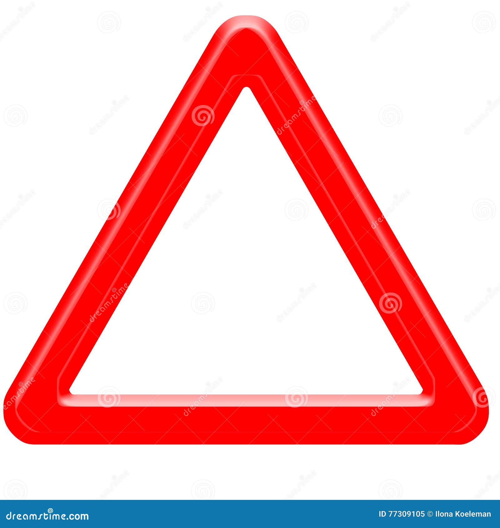 Empty Warning Sign Royalty-Free Stock Image | CartoonDealer.com #4500250