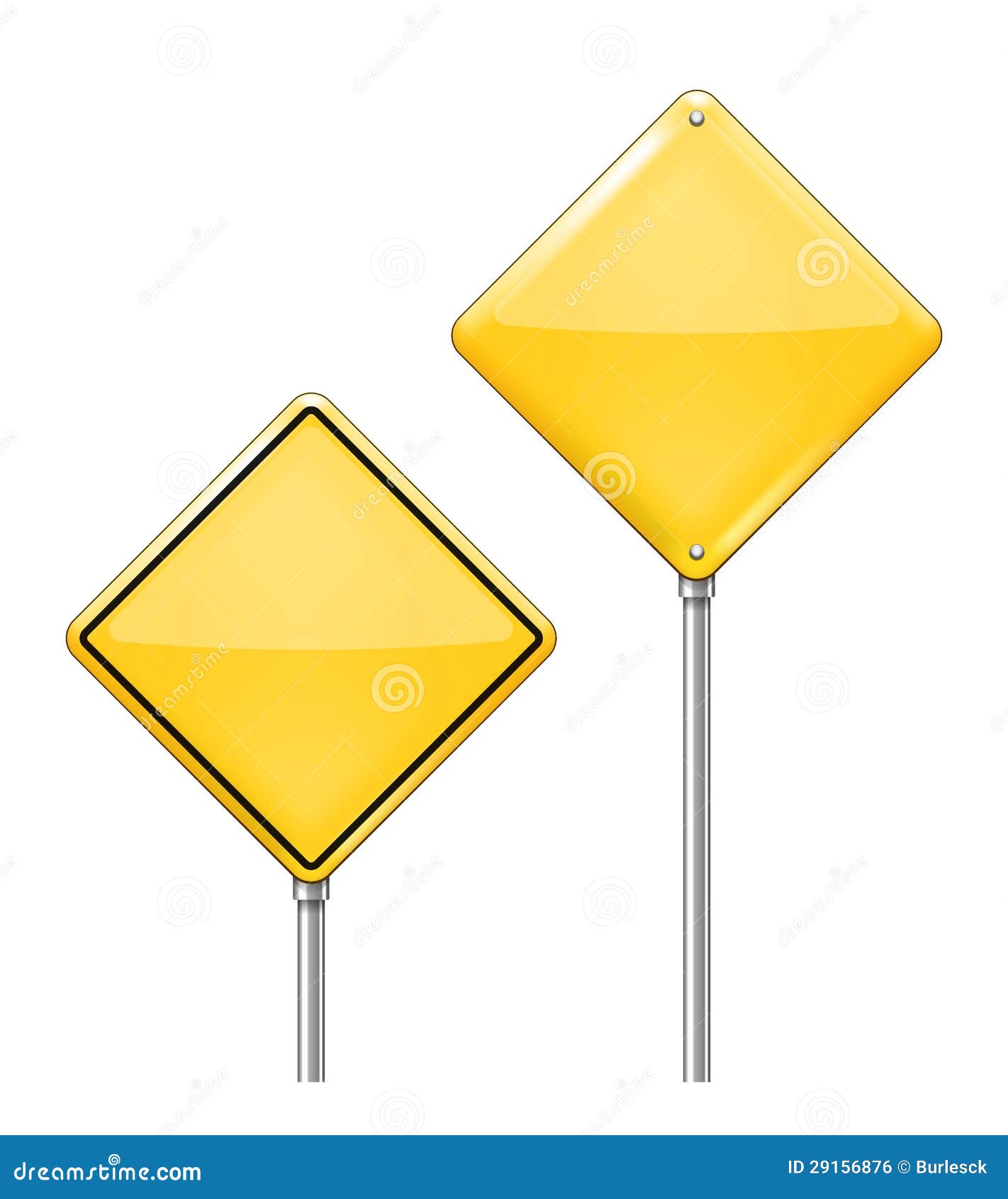 Empty Warning Sign Royalty-Free Stock Image | CartoonDealer.com #4500250