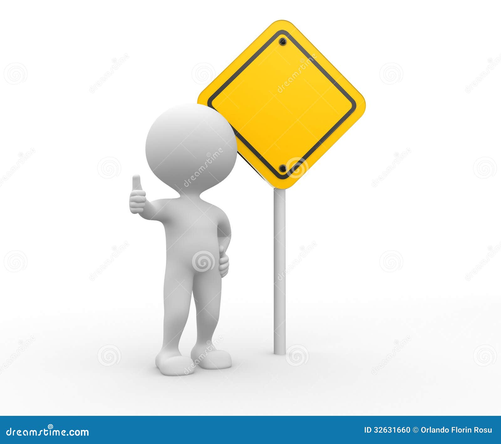 Empty Warning Sign Royalty-Free Stock Image | CartoonDealer.com #4500250