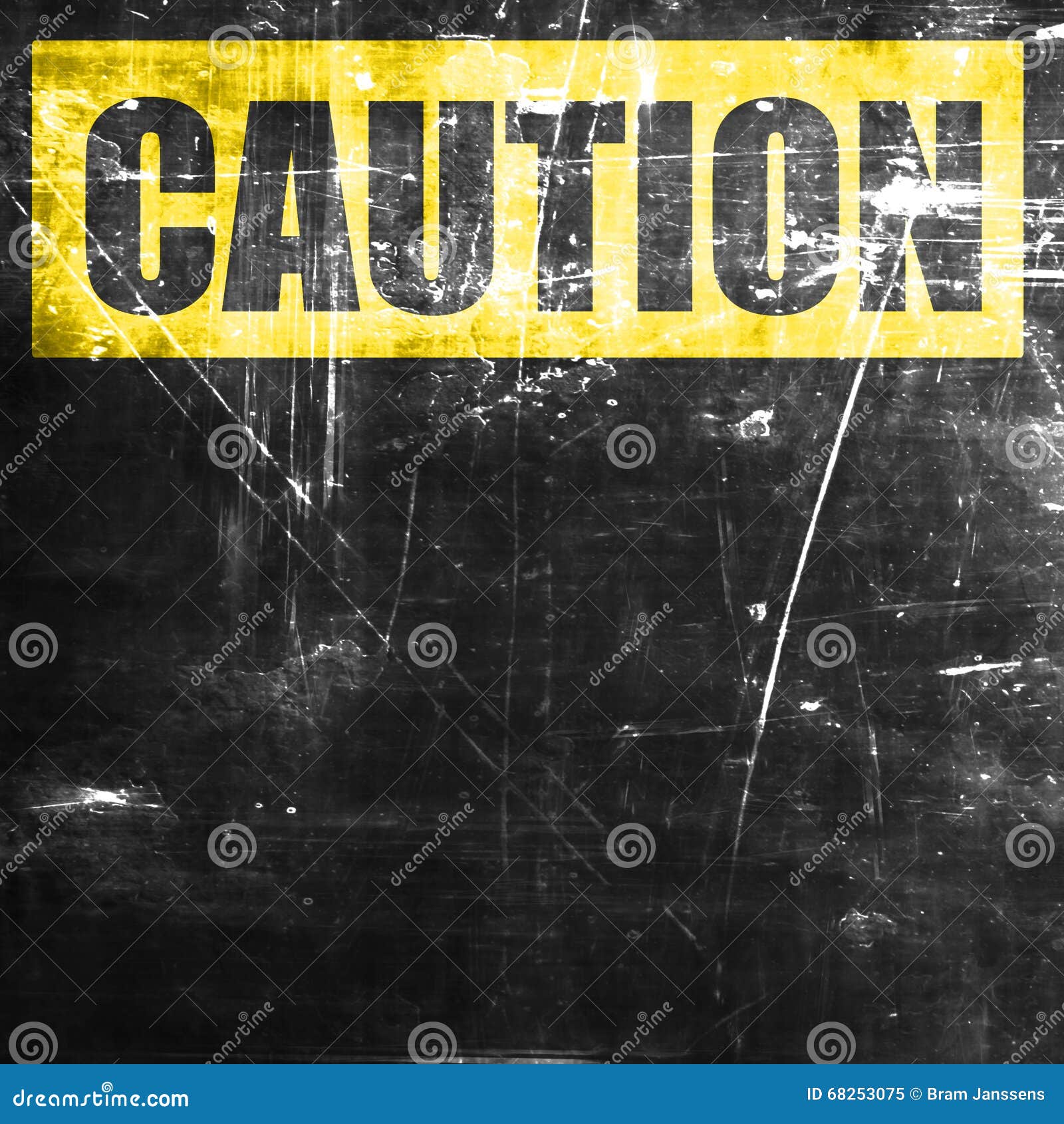 Empty warning sign stock image. Image of advice, glossy - 68253075