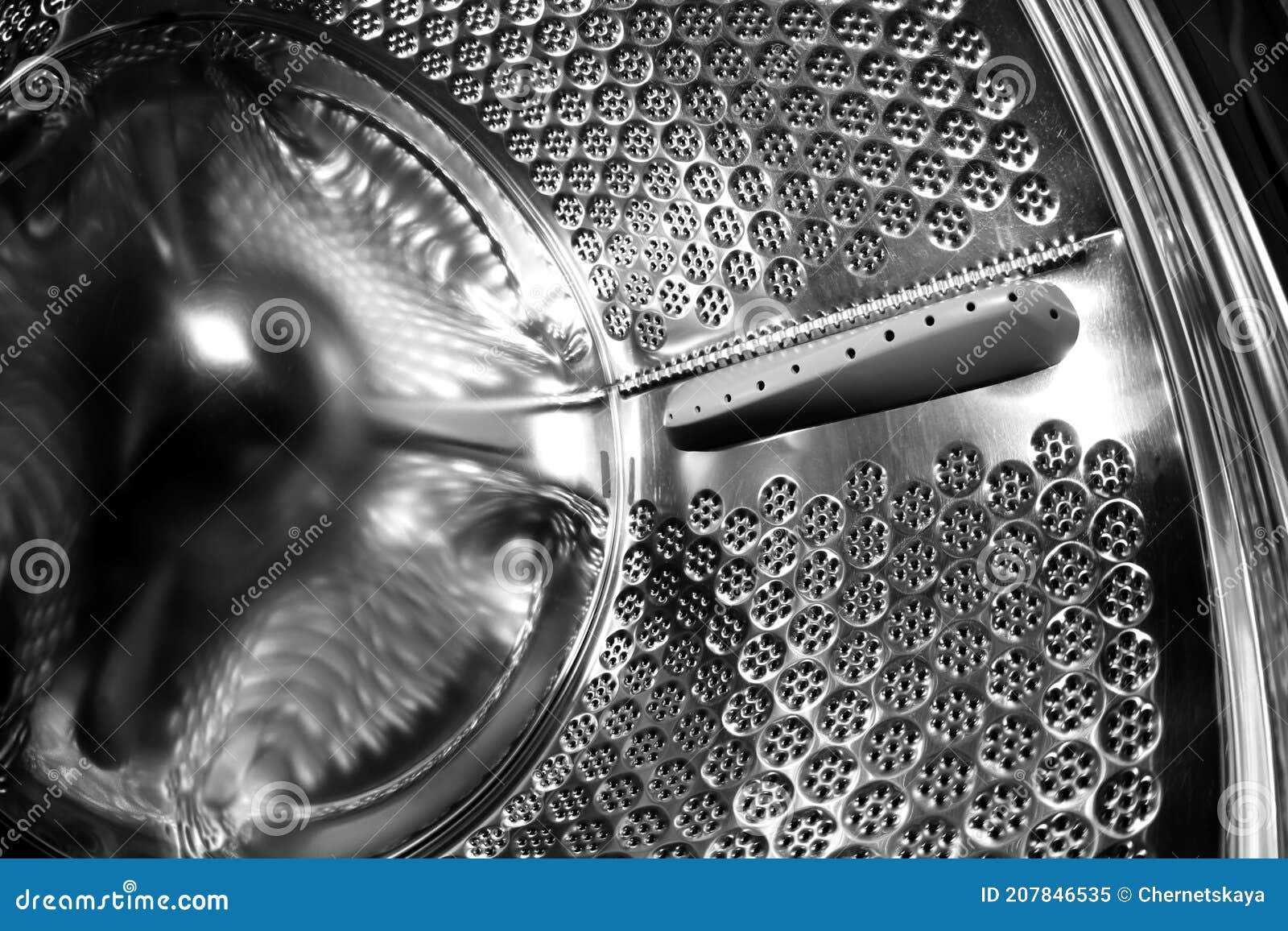Empty Washing Machine Drum. Laundry Day Stock Image - Image of ...