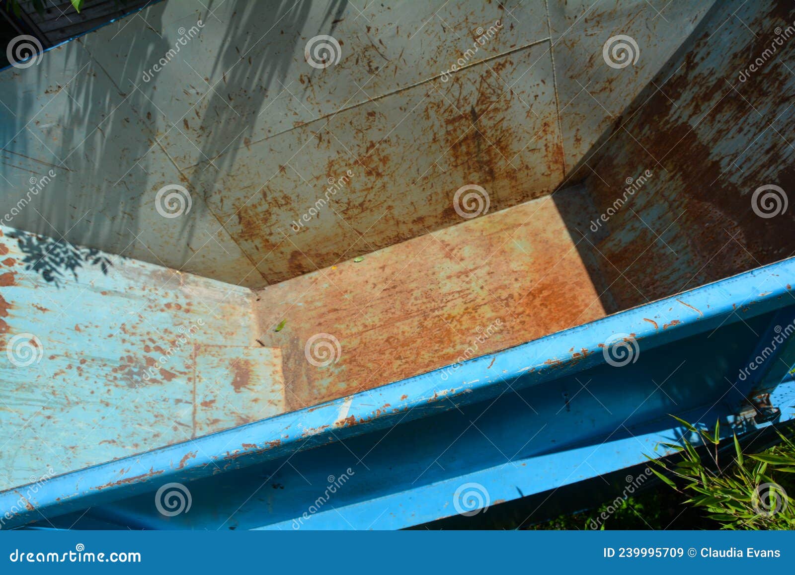 Empty waste container stock image. Image of bulky, rubbish - 239995709
