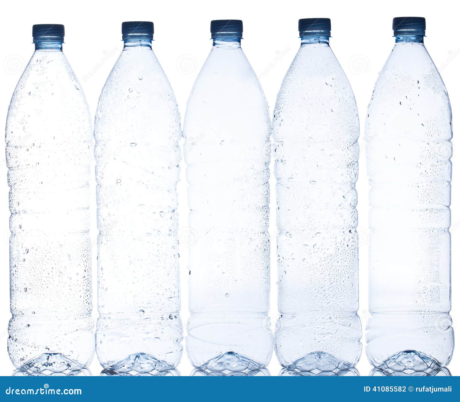 Empty water bottles stock photo. Image of liquid, pure - 41085582