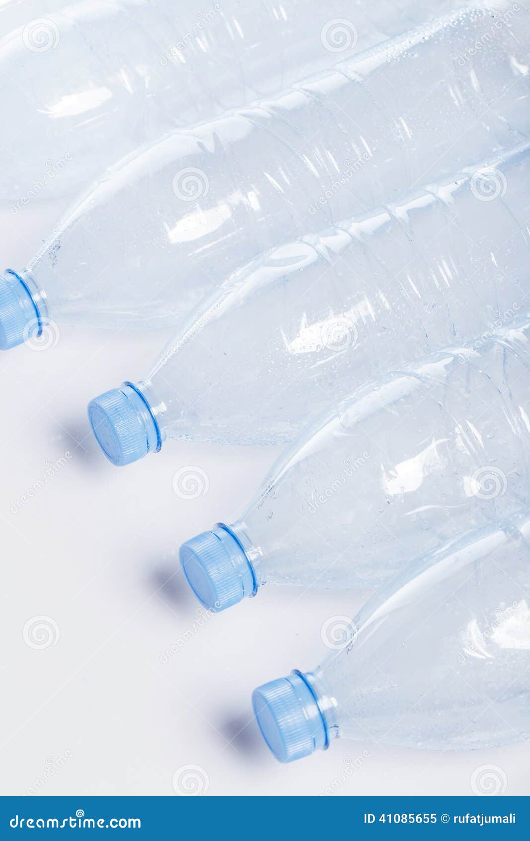 Empty water bottles stock image. Image of blank, container - 41085655