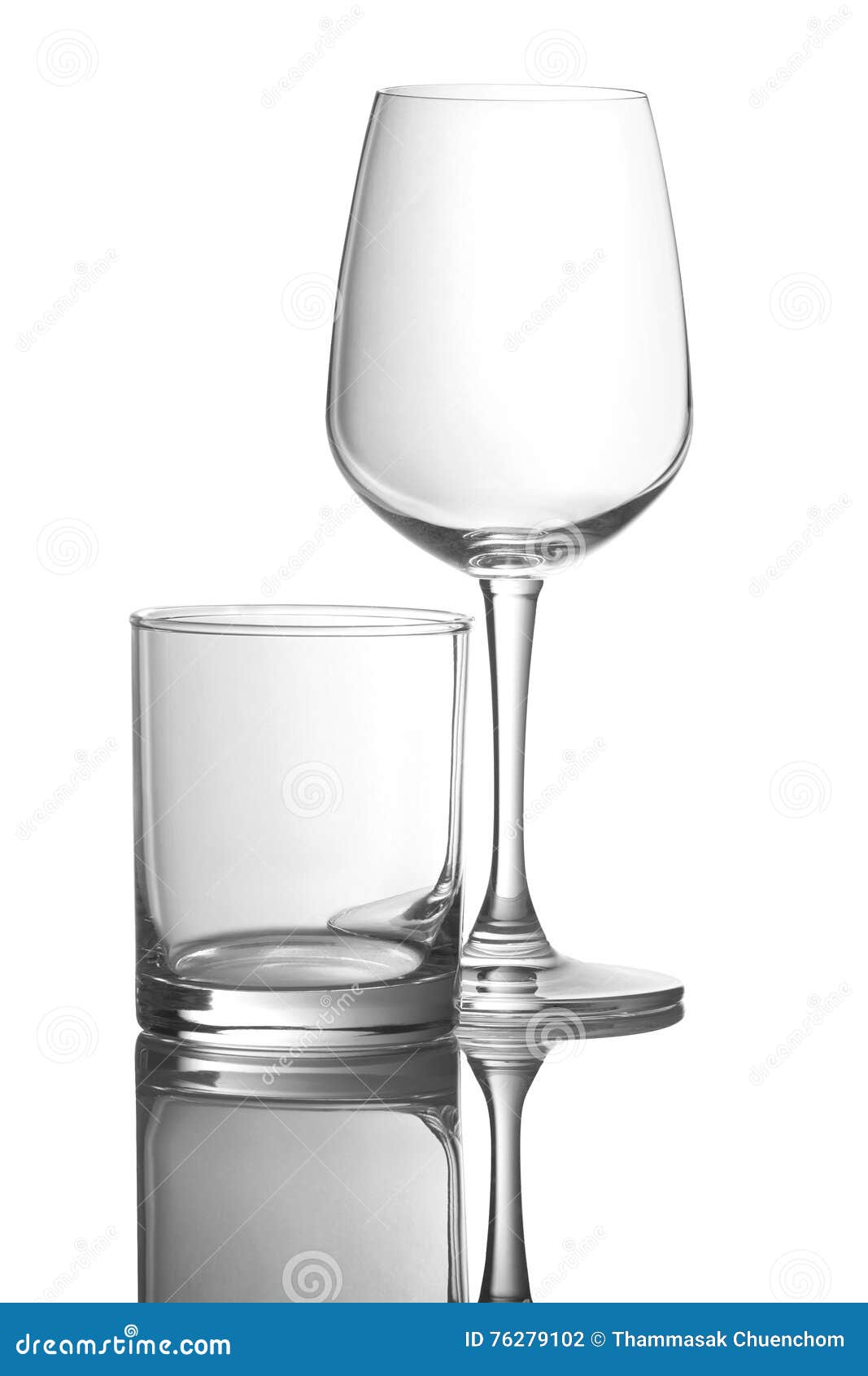 Empty Water Glass. stock photo. Image of glass, drink - 76279102
