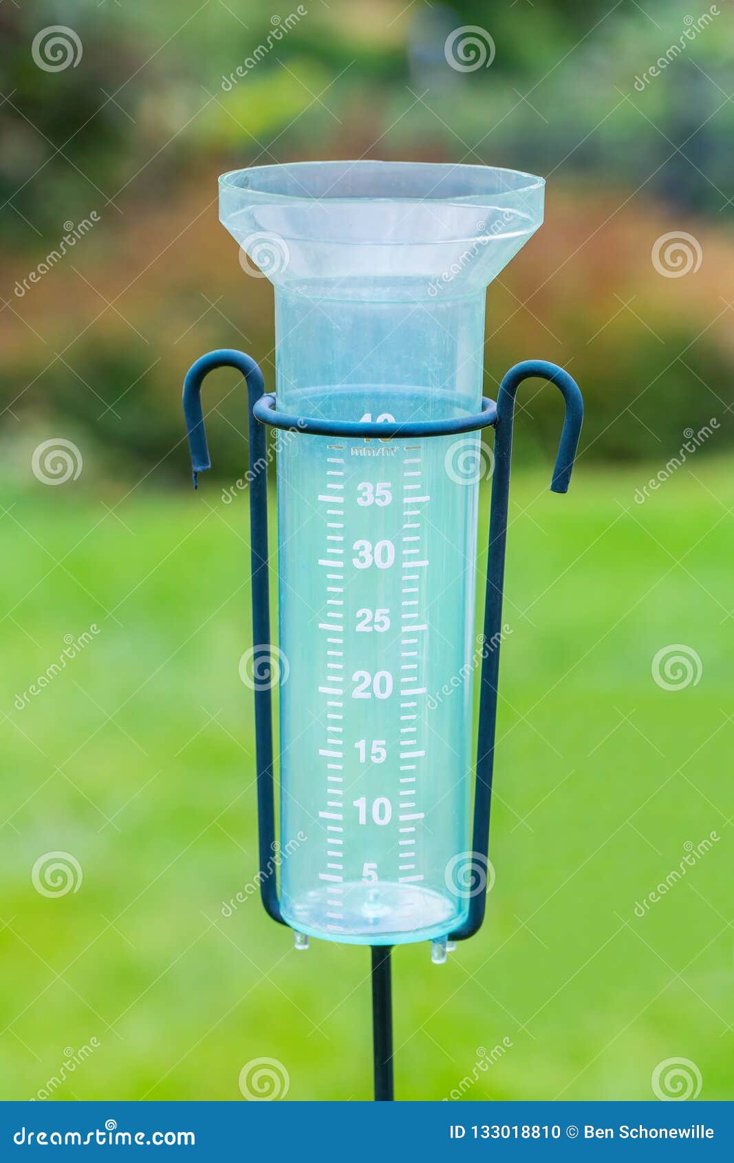 Empty Water Meter Outside in Garden Stock Photo - Image of ...