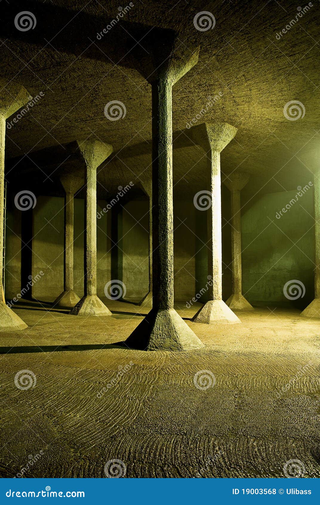 Empty water reservoir stock photo. Image of vault, background - 19003568
