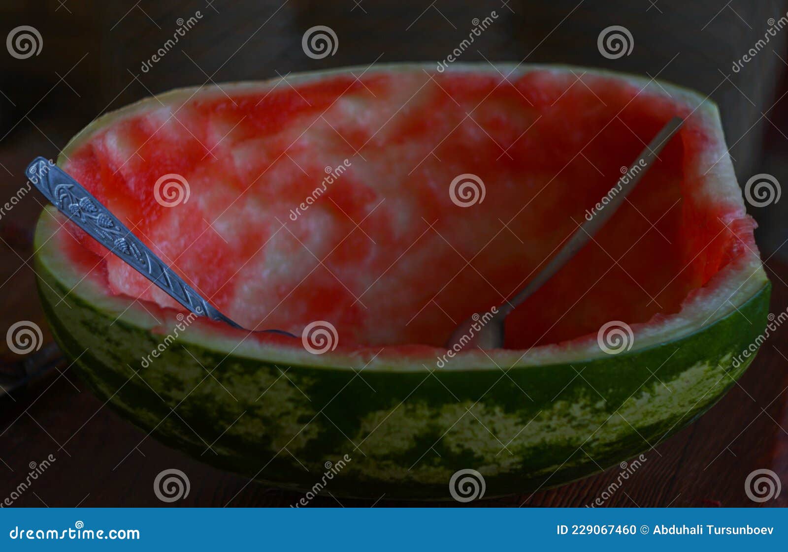 Empty watermelon peel stock photo. Image of melon, juicy - 229067460