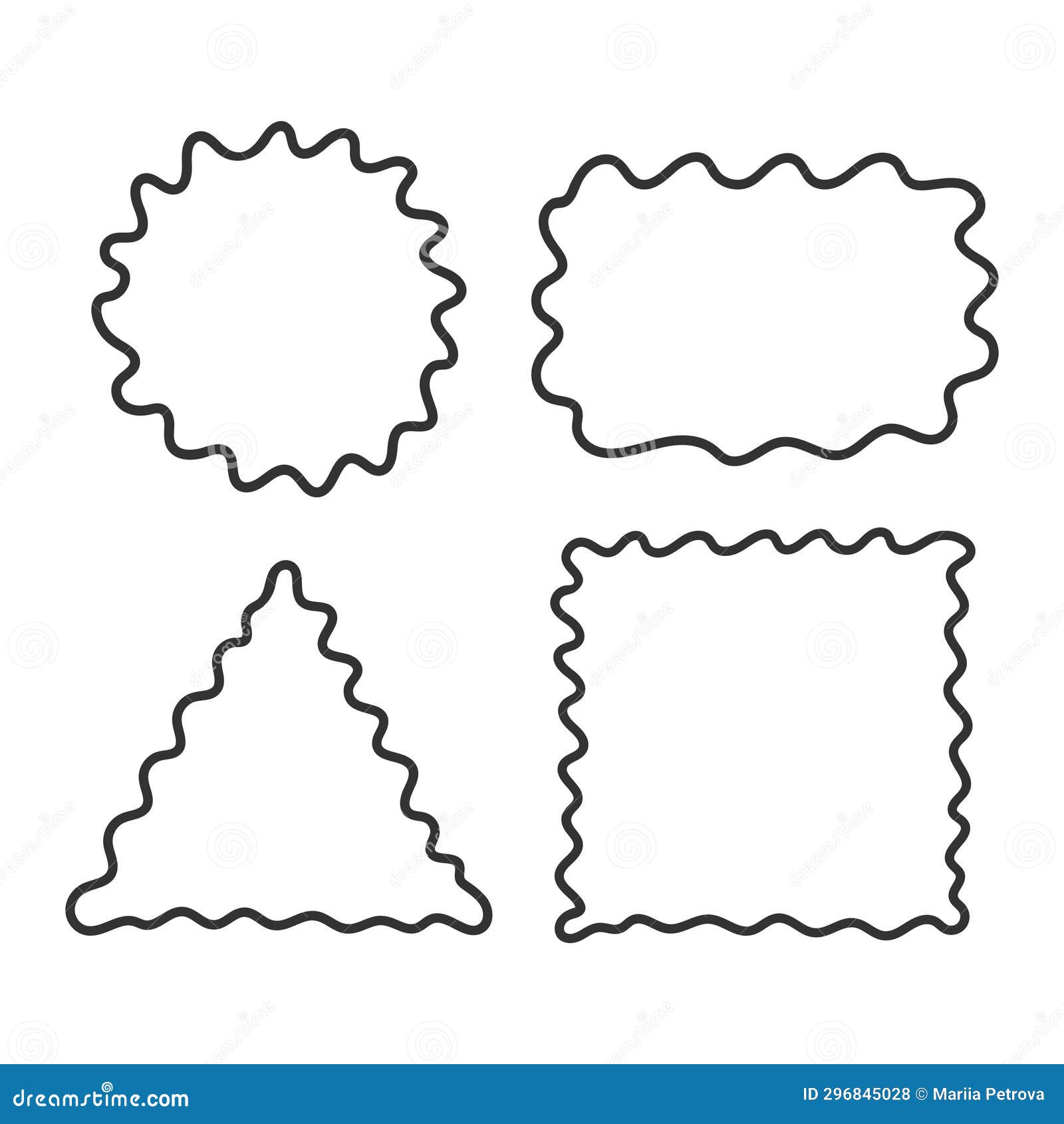Curvy Frames Cartoon Vector | CartoonDealer.com #13204049