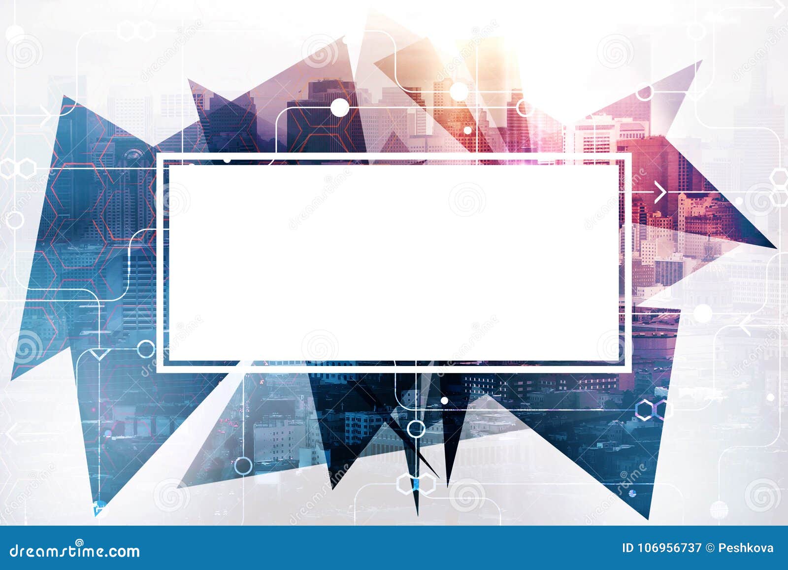 Empty web banner stock illustration. Illustration of blank - 106956737