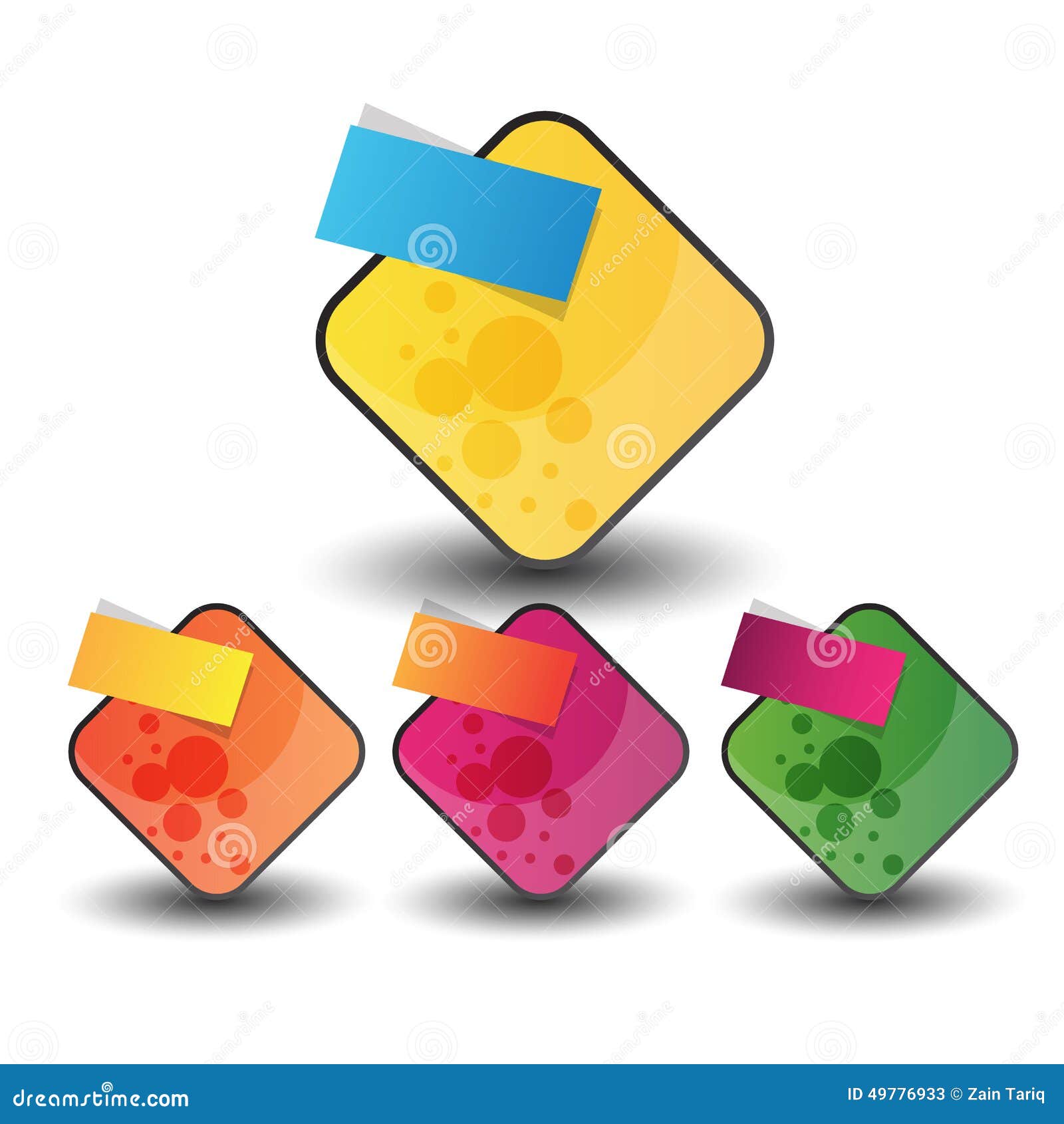 Empty Web Banner Set for Your Advertisement Stock Vector - Illustration ...