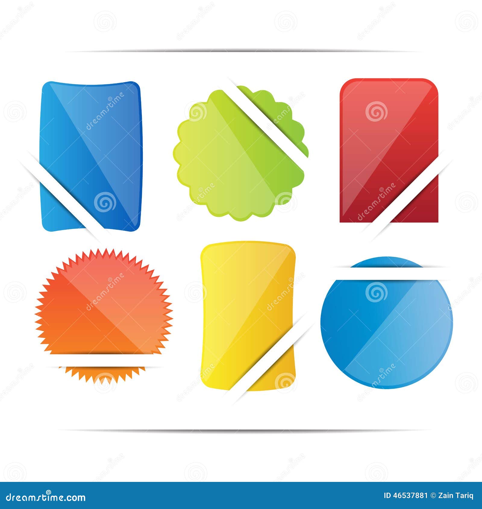 Empty Web Banner for Your Advertisement Stock Vector - Illustration of ...