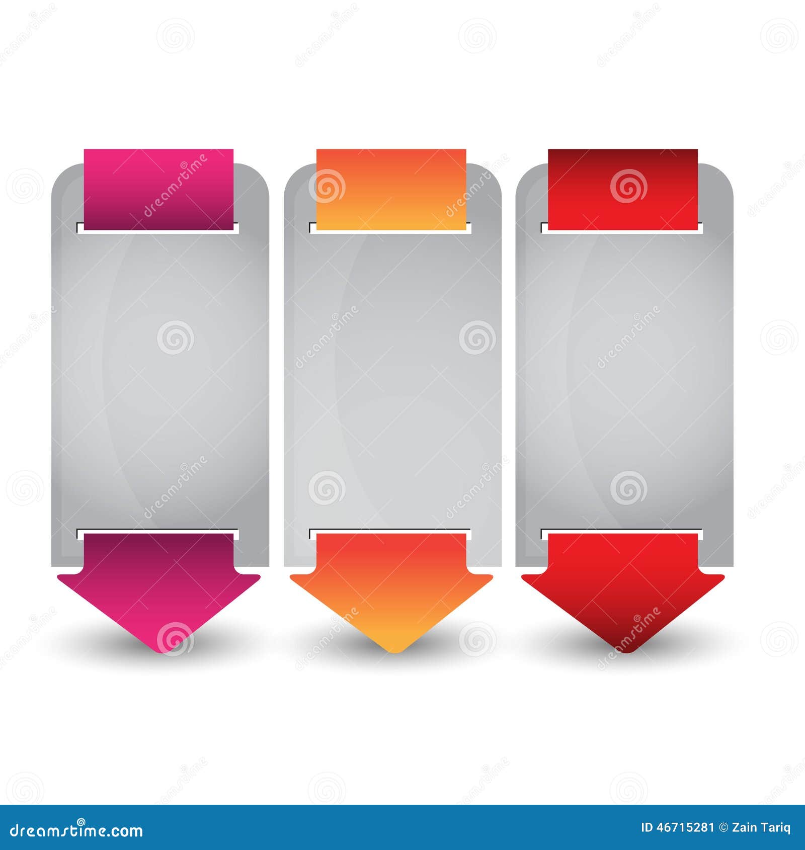 Empty Web Banner for Your Advertisement Stock Vector - Illustration of ...