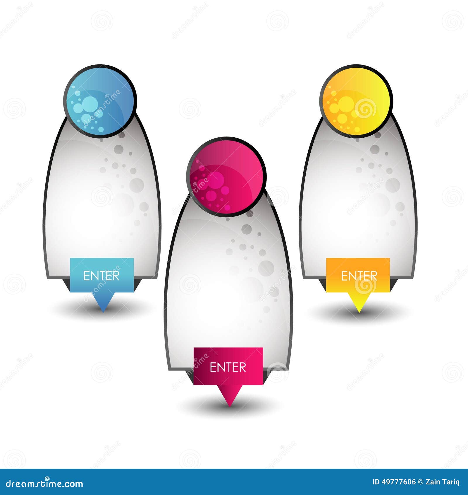 Empty Web Banner for Your Advertisement Stock Vector - Illustration of ...