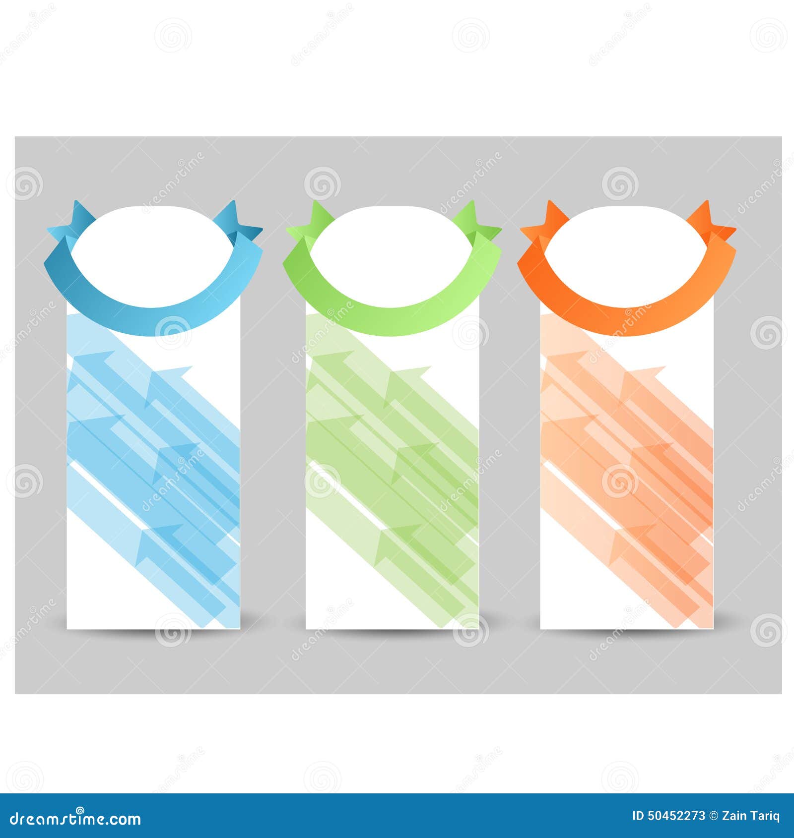 Empty Web Banner for Your Advertisement Stock Vector - Illustration of ...