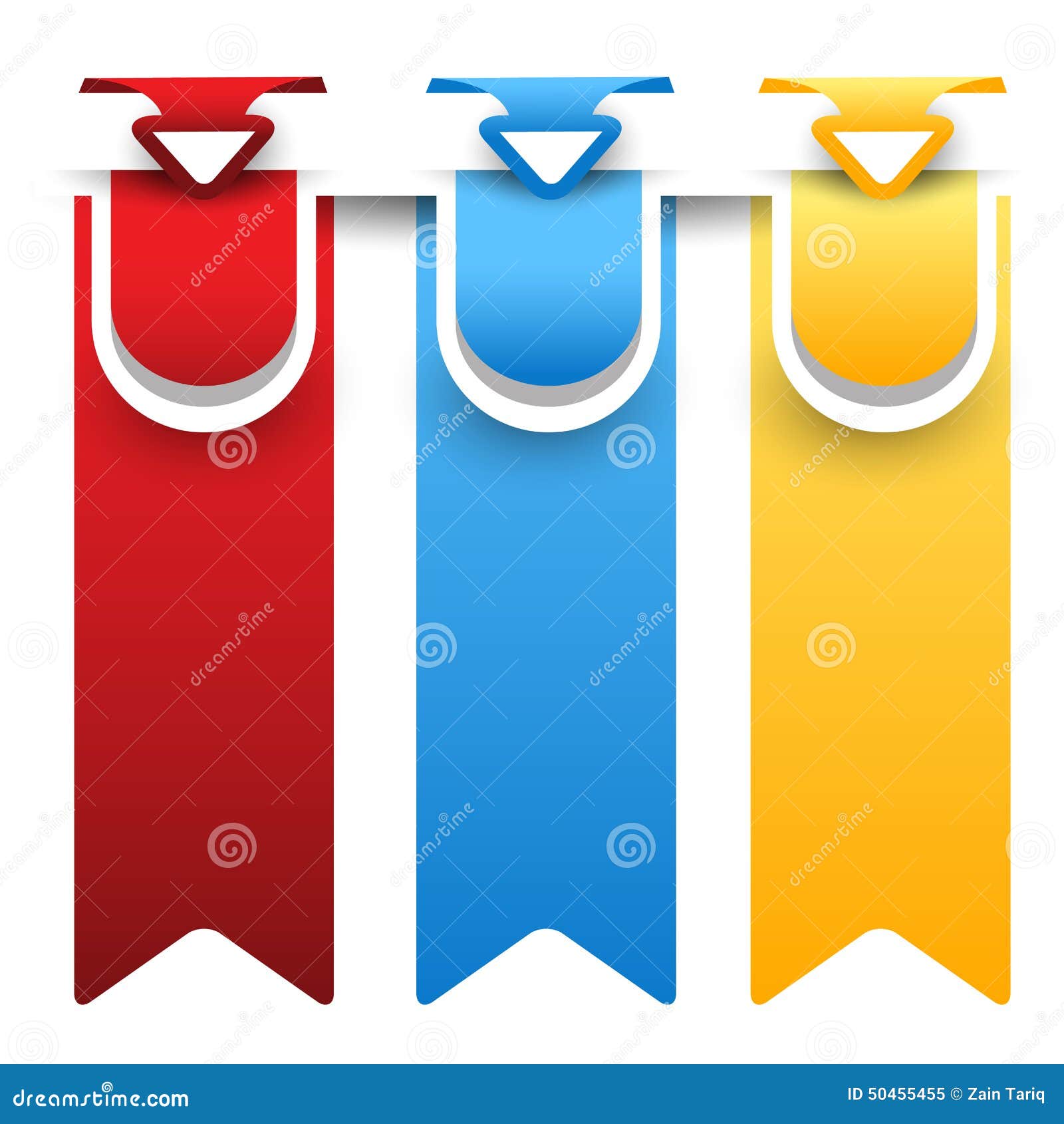 Empty Web Banner for Your Advertisement Stock Vector - Illustration of ...