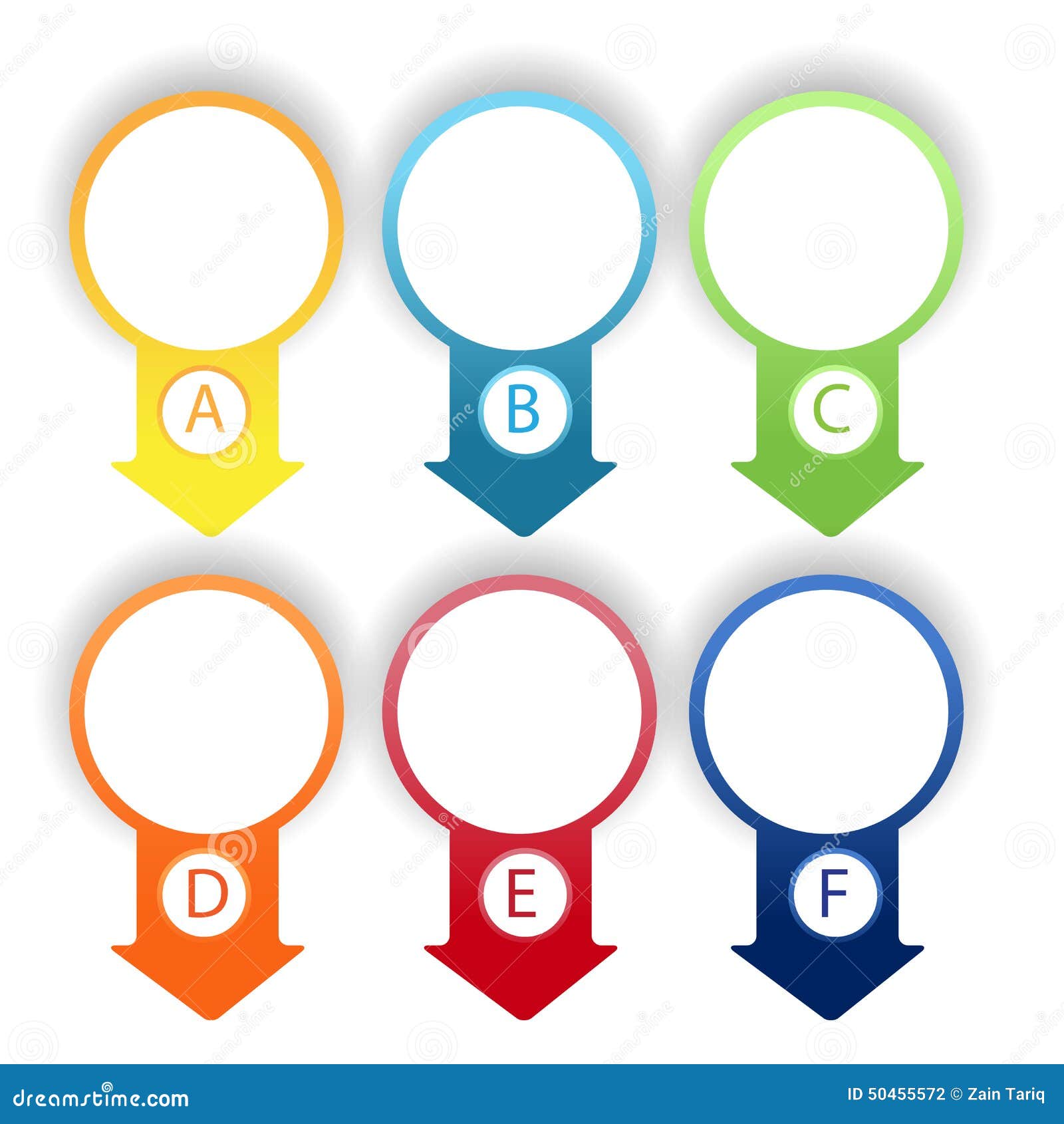 Empty Web Banner for Your Advertisement Stock Vector - Illustration of ...