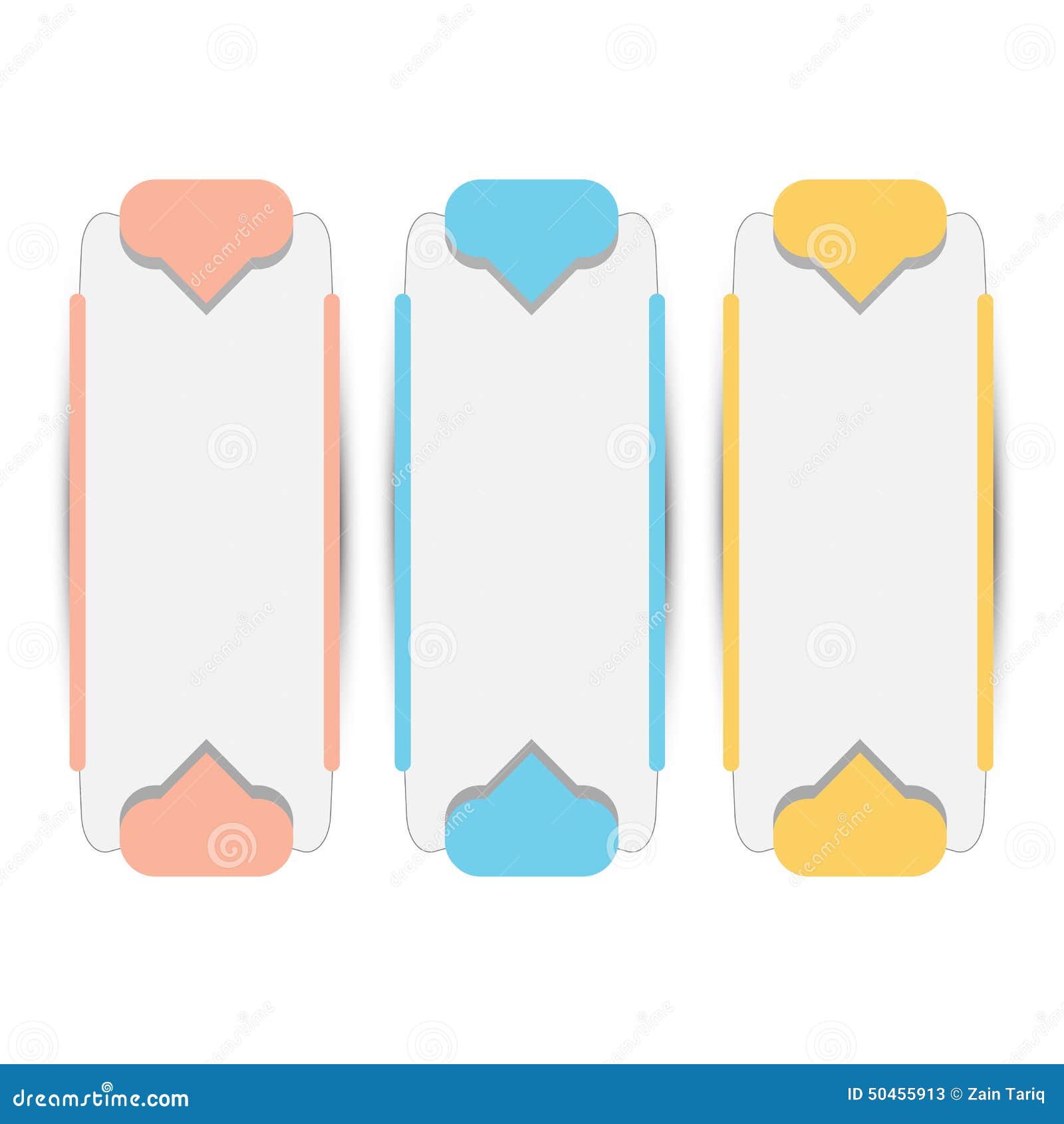 Empty Web Banner for Your Advertisement Stock Vector - Illustration of ...