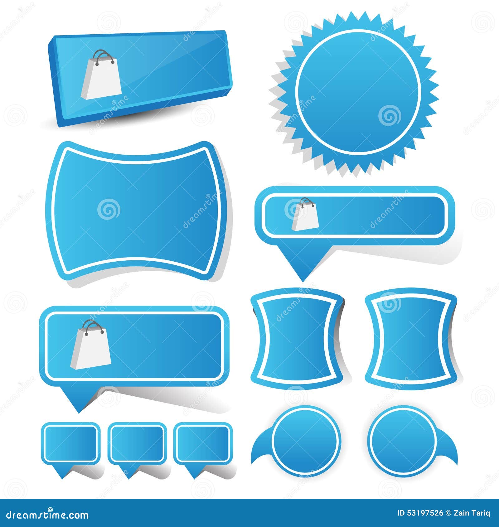 Empty Web Banners,labels,header or Tags for Your Advertisement Stock ...