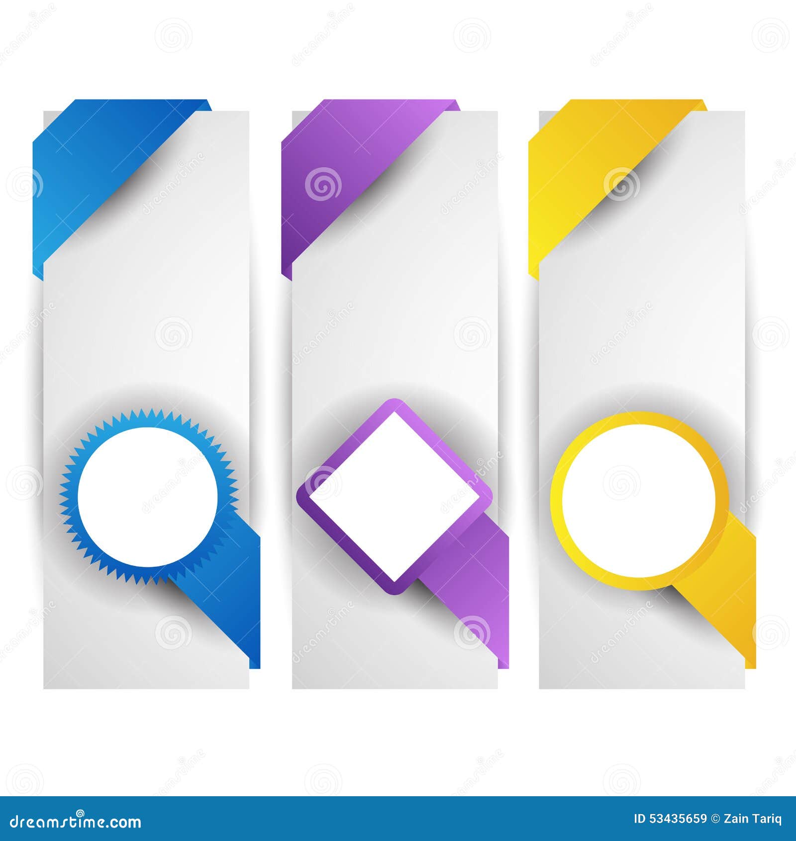 Empty Web Banners,labels,header or Tags for Your Advertisement Stock ...