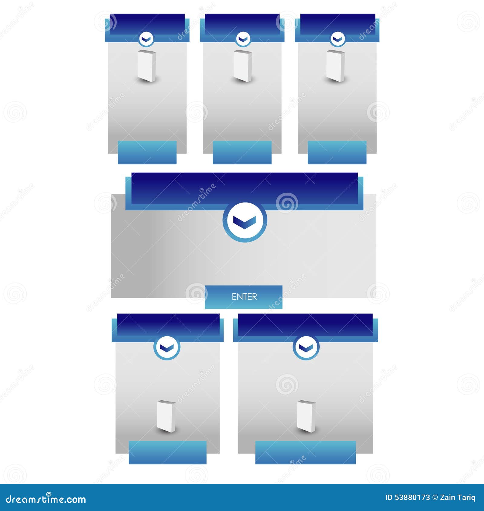 Empty Web Banners,labels,header or Tags for Your Advertisement Stock ...