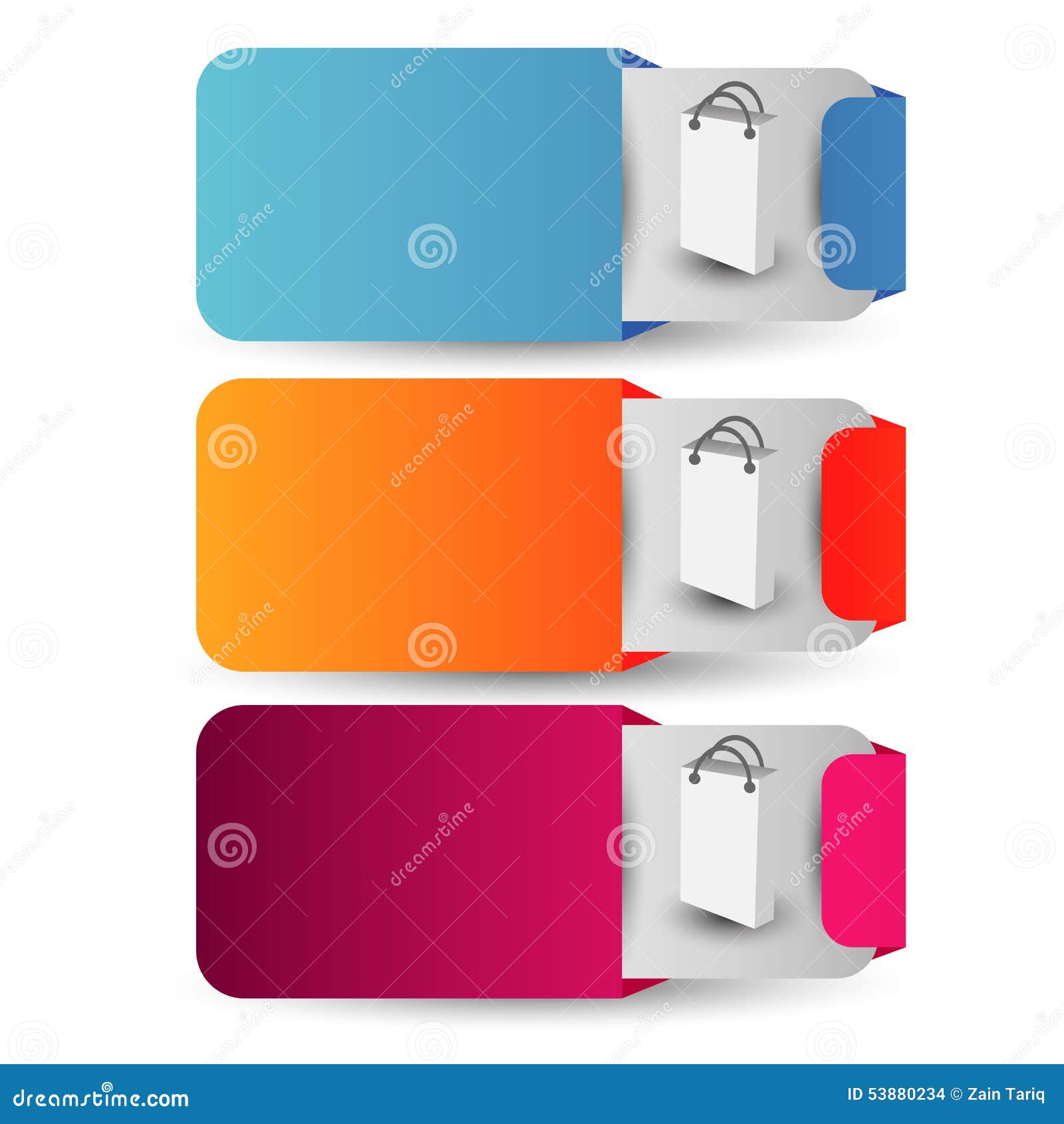 Empty Web Banners,labels,header or Tags for Your Advertisement Stock ...