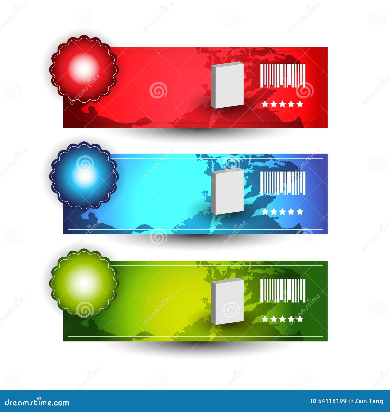 Empty Web Banners,labels,header or Tags for Your Advertisement Stock ...