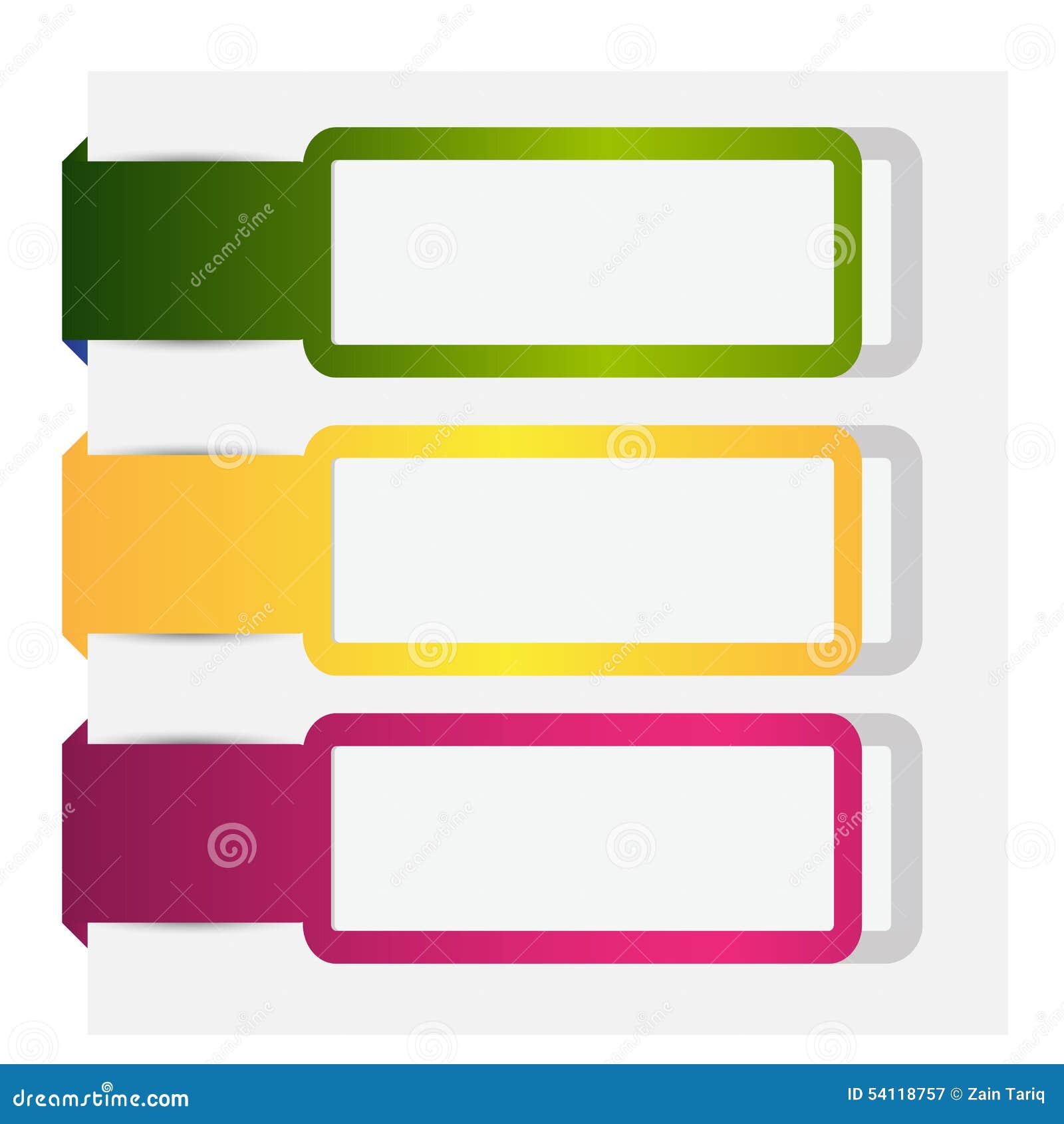 Empty Web Banners,labels,header or Tags for Your Advertisement Stock ...