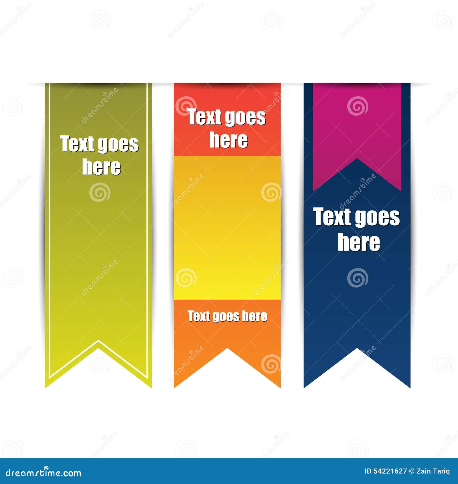 Empty Web Banners,labels,header or Tags for Your Advertisement Stock ...